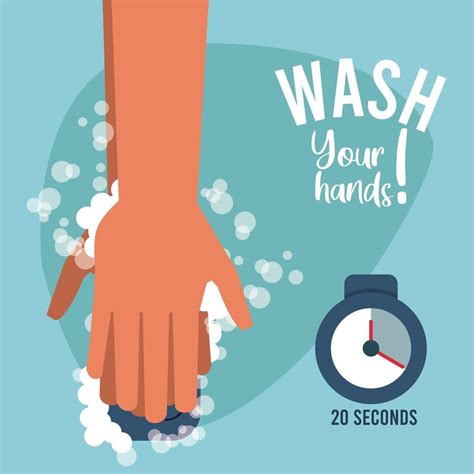Wash Your Hands Campaign Poster 3903044 Vector Art At Vecteezy
