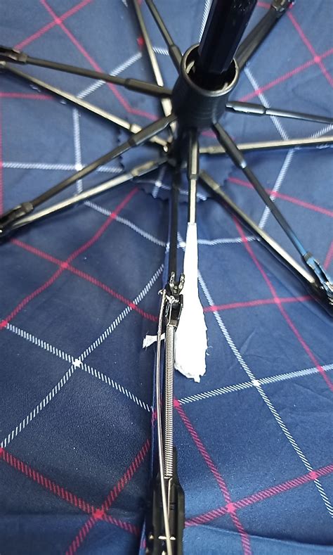 折り畳み傘骨交換修理