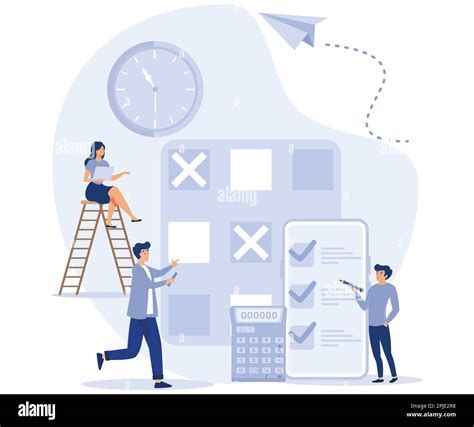 Effective Time Management And Organization Process Of Business Team