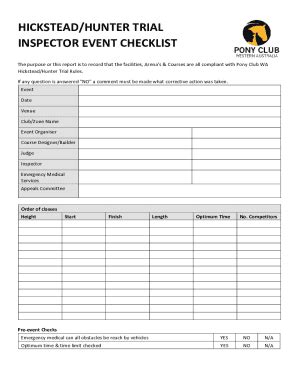 Fillable Online Event Report Form Fax Email Print PdfFiller
