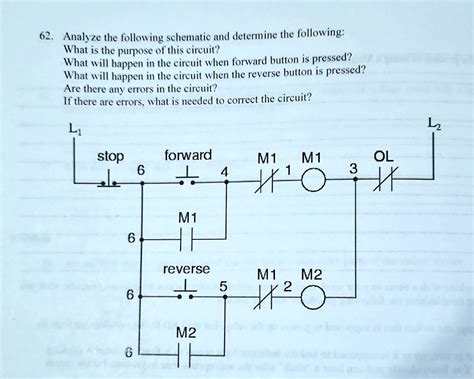 Solved Analyze The Following Schematic And Determine The Following What Is The Purpose Of This