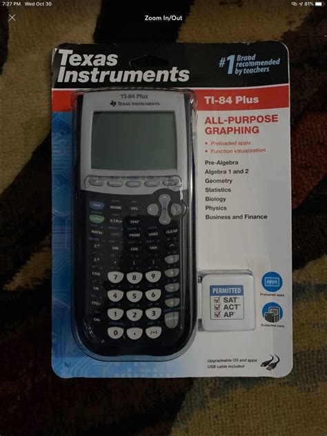 Ti 84 Plus Graphing Calculator On Mercari Graphing Calculator Graphing Graphing Functions