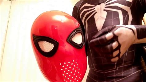 MCU Spider Man Petesprops Faceshell And Lenses YouTube