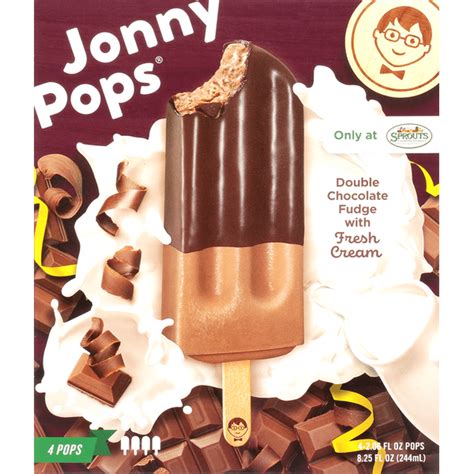 Jonnypops Pops Double Chocolate Fudge 2 06 Fl Oz Delivery Or Pickup
