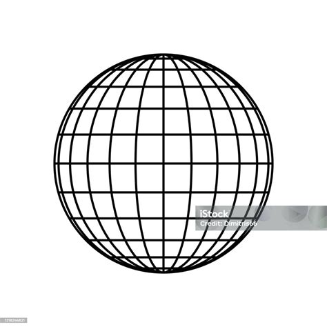 벡터 와이어프레임 구입니다 자오선과 평행선 또는 위도와 경도와 3d 지구 지구 모델 와이어 프레임 모델에 대한 스톡 벡터 아트 및 기타 이미지 와이어 프레임 모델 구