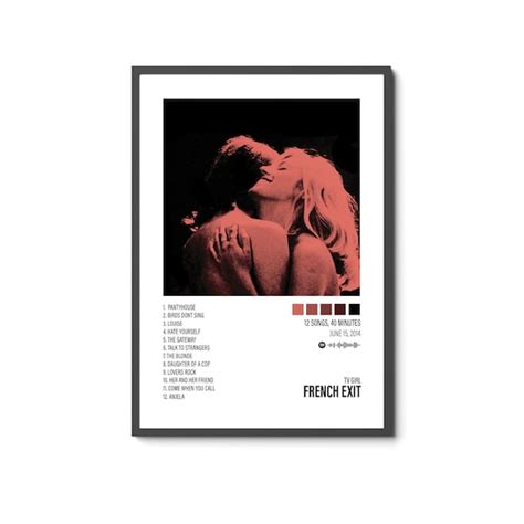 Tv Girl French Exit Poster Etsy Uk