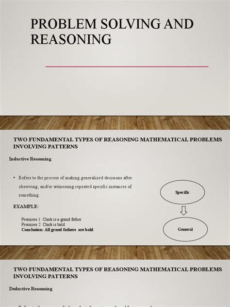 Math Report Pdf Deductive Reasoning Inductive Reasoning