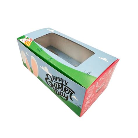 Pastry Colours⋇︎caja Con Ventana Para 2 Cupcakes Pascua