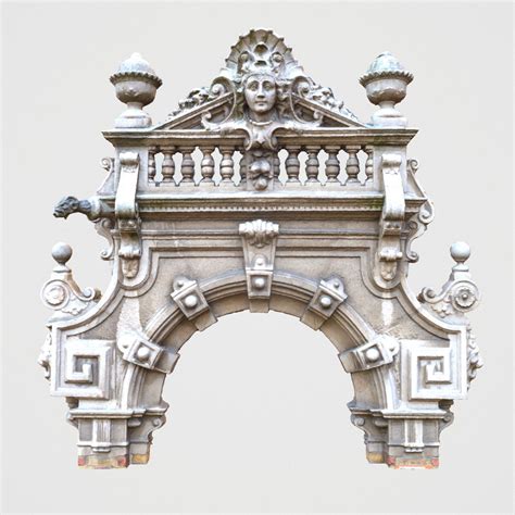 Door Decoration Free 3d Model 3ds Obj Sldprt Free3d