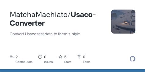 Github Matchamachiato Usaco Converter Convert Usaco Test Data To Themis Style