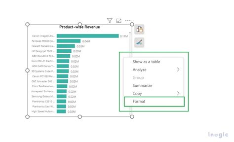 visual formatting using on object preview feature in power bi power community