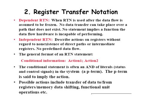 Ppt Understanding Processor Design Register Transfer Notation