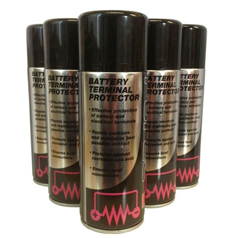 6 X 400ml Force Professional Battery Terminal Protector Spray Cleans