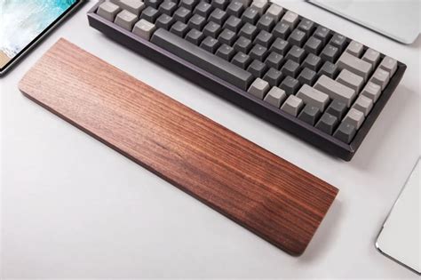Keychron Wooden Palm Rest Palm Rest Keyboard Walnut Wood