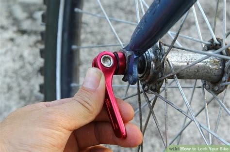 How To Lock Your Bike With Pictures WikiHow