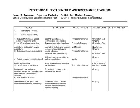 Nurse Practitioner Professional Development Plan Example At Norma Plouffe Blog