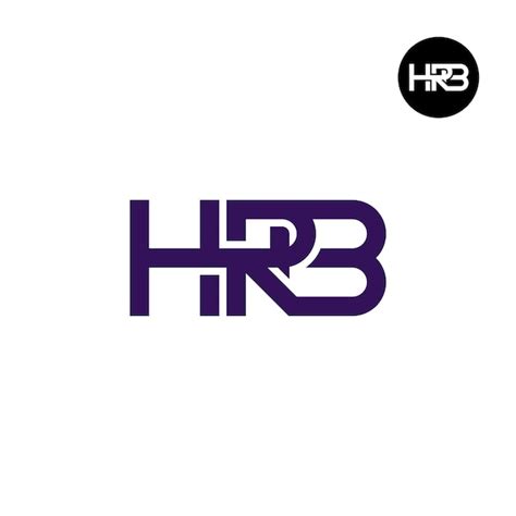 Premium Vector Hrb Logo Letter Monogram Design