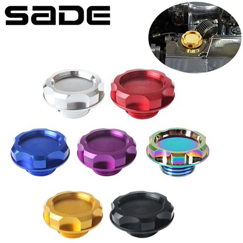 자동차 수정 된 오일 캡 Honda Civic Fit 탱크 커버 용 고온 고압 오일 캡 연료 필터 연료 캡 Aliexpress