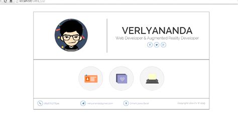 source code web resume cv php with codeigniter ultraviolet developer verly share
