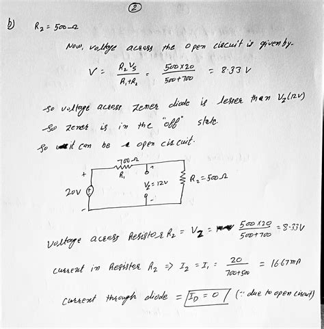 Solved A Find The Voltage And Current Across Resistor R2 Also