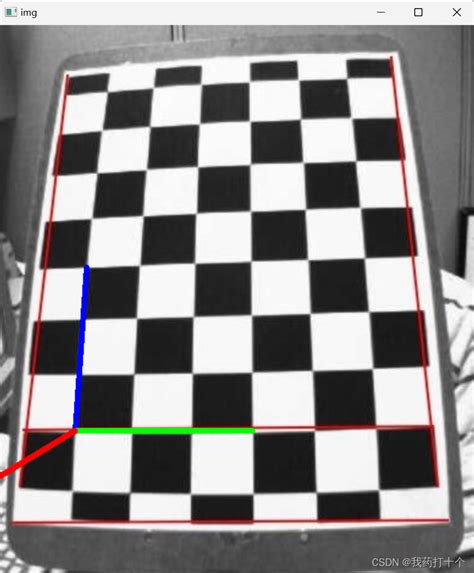 Opencv实验合集——实验九：姿势估计cvlineimg Tupleimgpts I Tupleimgpts J