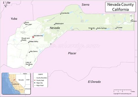 Nevada California State Line Map At Milla Gadsdon Blog
