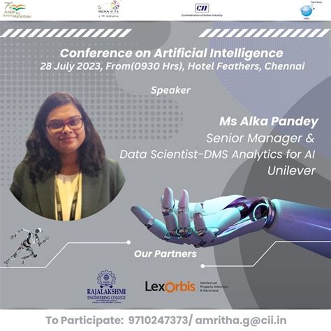Alka Pandey On Linkedin Artificialintelligence Datascience Speaker Conference Cii