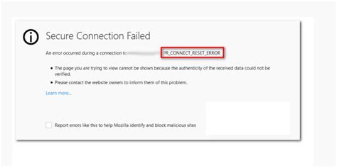 How To Fix Pr Connect Reset Error