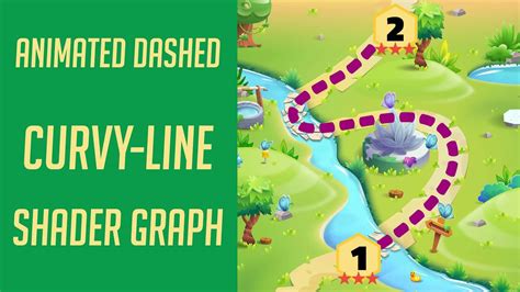 Tutorial Learn How To Create Animated Dashed Curvy Lines Using Shader Graph And Bg Curve In