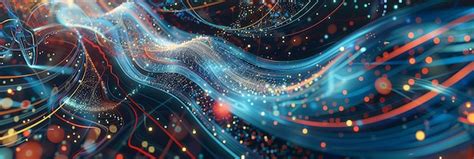 An Abstract Visualization Depicting Massive Information Streams Complex