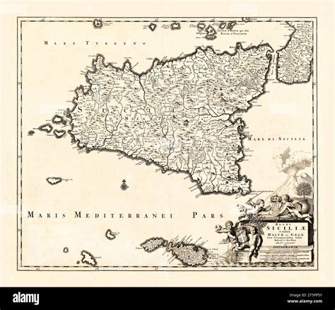 Mappa Della Sicilia Immagini E Fotografie Stock Ad Alta Risoluzione Alamy