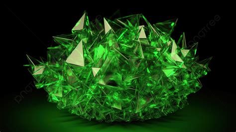 추상 다각형 3d 렌더링의 밝은 녹색 결정 구조 반사 유리 결정 배경 일러스트 및 사진 무료 다운로드 Pngtree