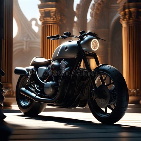 Shiny Motorbikes For Locomotion Ai Images Stock Illustration Illustration Of Locomotion