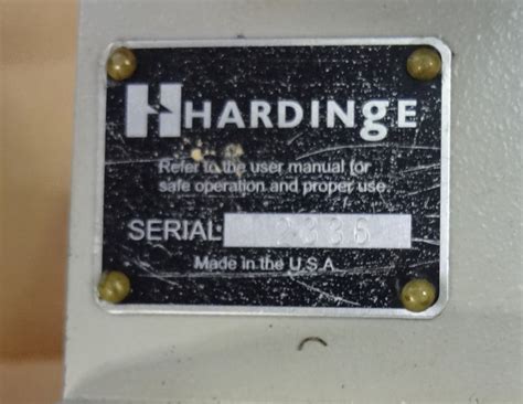 Hardinge 5c 4th Axis Rotary Indexer