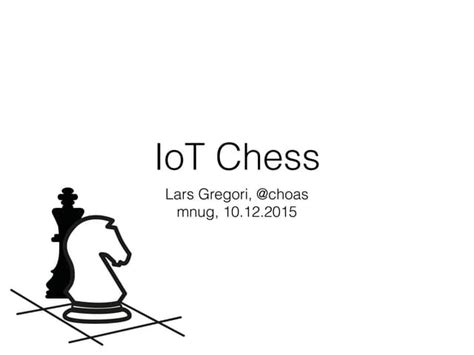 Iot Chess Mnug Ppt