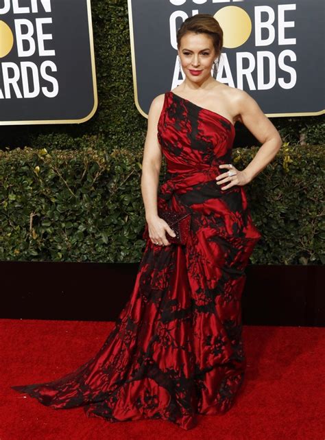 Alyssa Milano Picture 1 76th Golden Globe Awards Arrivals Aceshowbiz