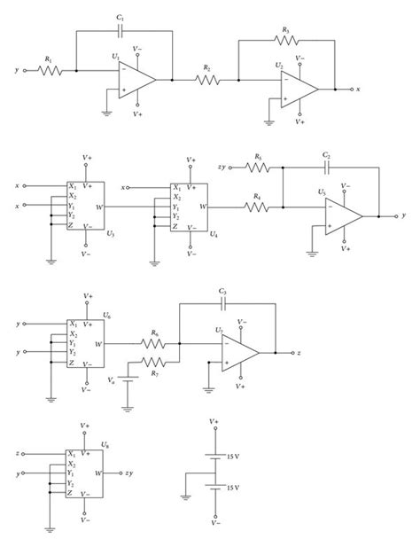 The Schematic Of The Circuit That Emulates The Proposed Dynamical Download Scientific Diagram