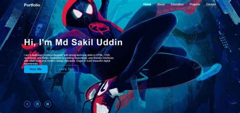animatedportfolio html css webdesign frontenddevelopment… md