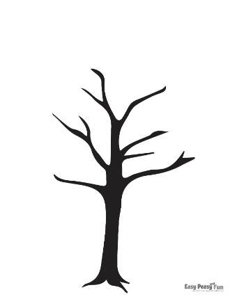 Free Printable Tree Templates Outlines And Silhouettes Easy Peasy