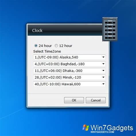 Clock Windows Desktop Gadget
