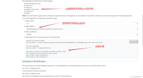 Linux 在线yum安装： Postgresql 156数据库yum Post Csdn博客