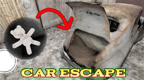 Stealing Teddy And Escaping Via Car In Granny YouTube