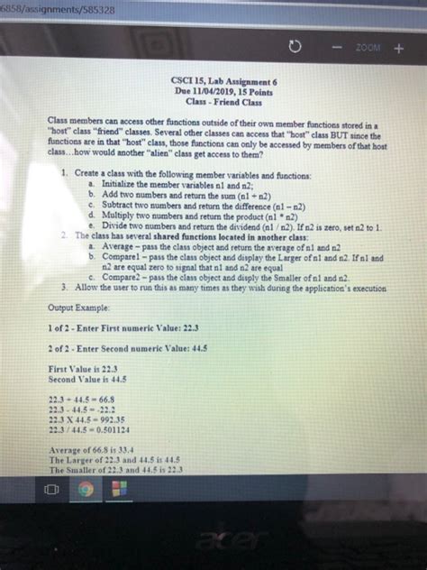 solved 6858 assignments 585328 200m csci 15 lab