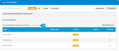 Pcllms Learning How To Grade Multiple Participants Of An Ilt Session At Once