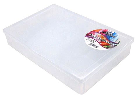 Janlynn Corporation Clear Floss Box Organize Your Embroidery Threads Efficiently Buy Now