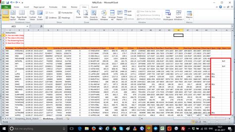 Create Intraday Trading Excel Sheet From Sharekhan Tradetiger