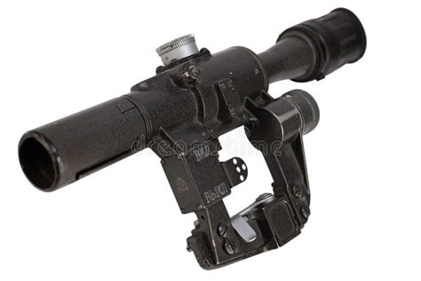 Pso Soviet Sniper Scope For Svd Sniper Rifle Stock Image Image Of Kill Security 223117695