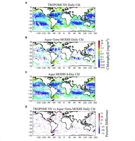 Retrievals Of Chlorophyll For 15 October 2020 Gridded To 4 Km A