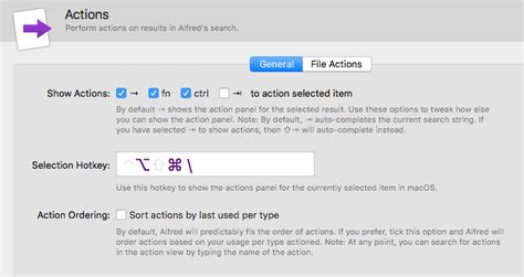Actions Alfred Help And Support