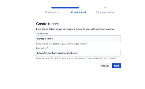 How To Create An Application Tunnel Link Between Bamboo Data Center In
